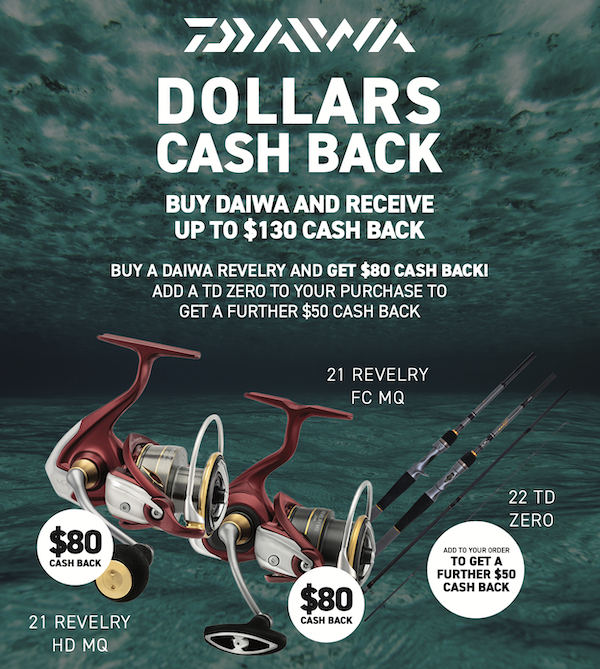 Daiwa Revelry & TD ZERO Cashback offer! – Isofishinglifestyle